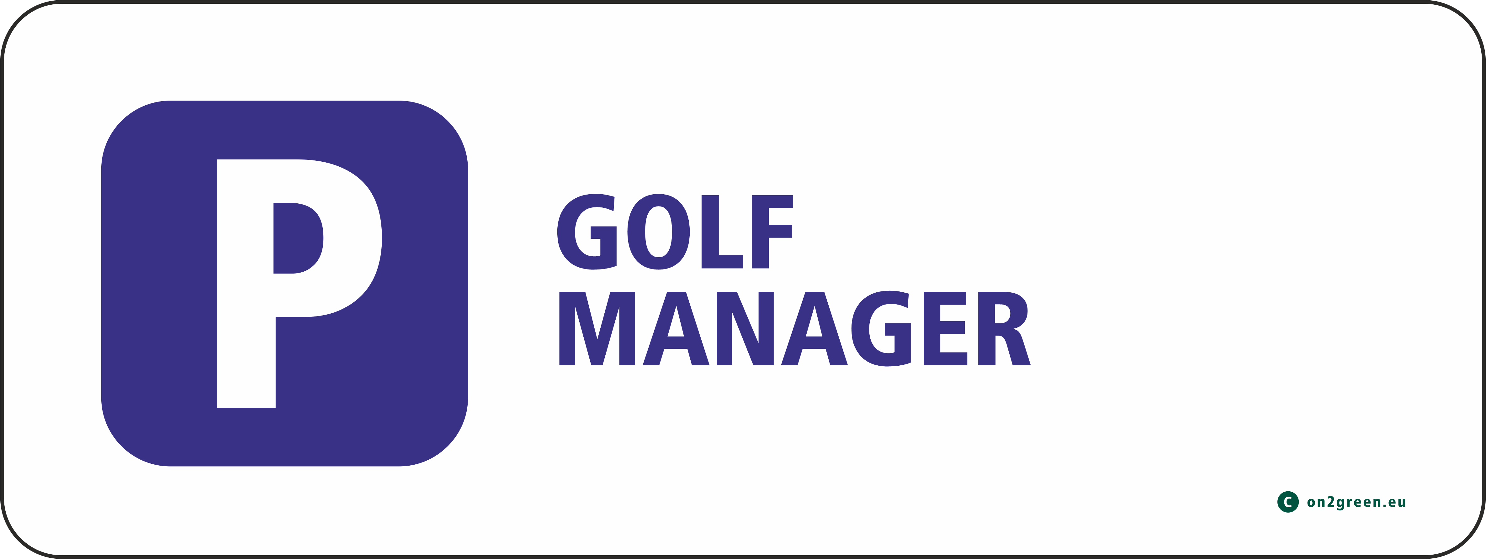 P-Skilte til væg – GolfbaneProdukter ApS